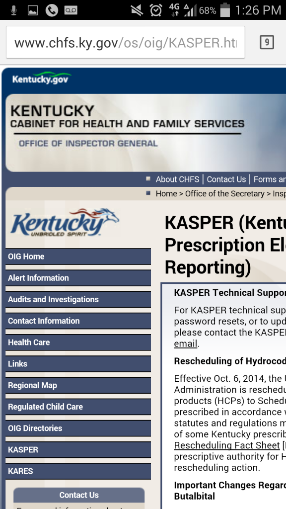 Kentucky KASPER System Errors - Stidham Reconstruction