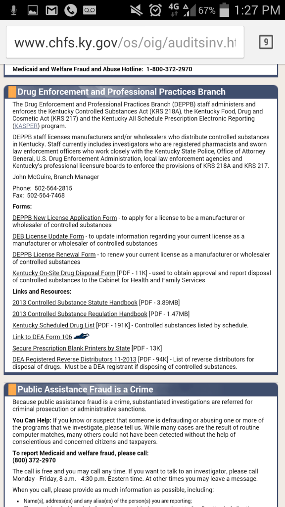Kentucky KASPER System Errors - Stidham Reconstruction